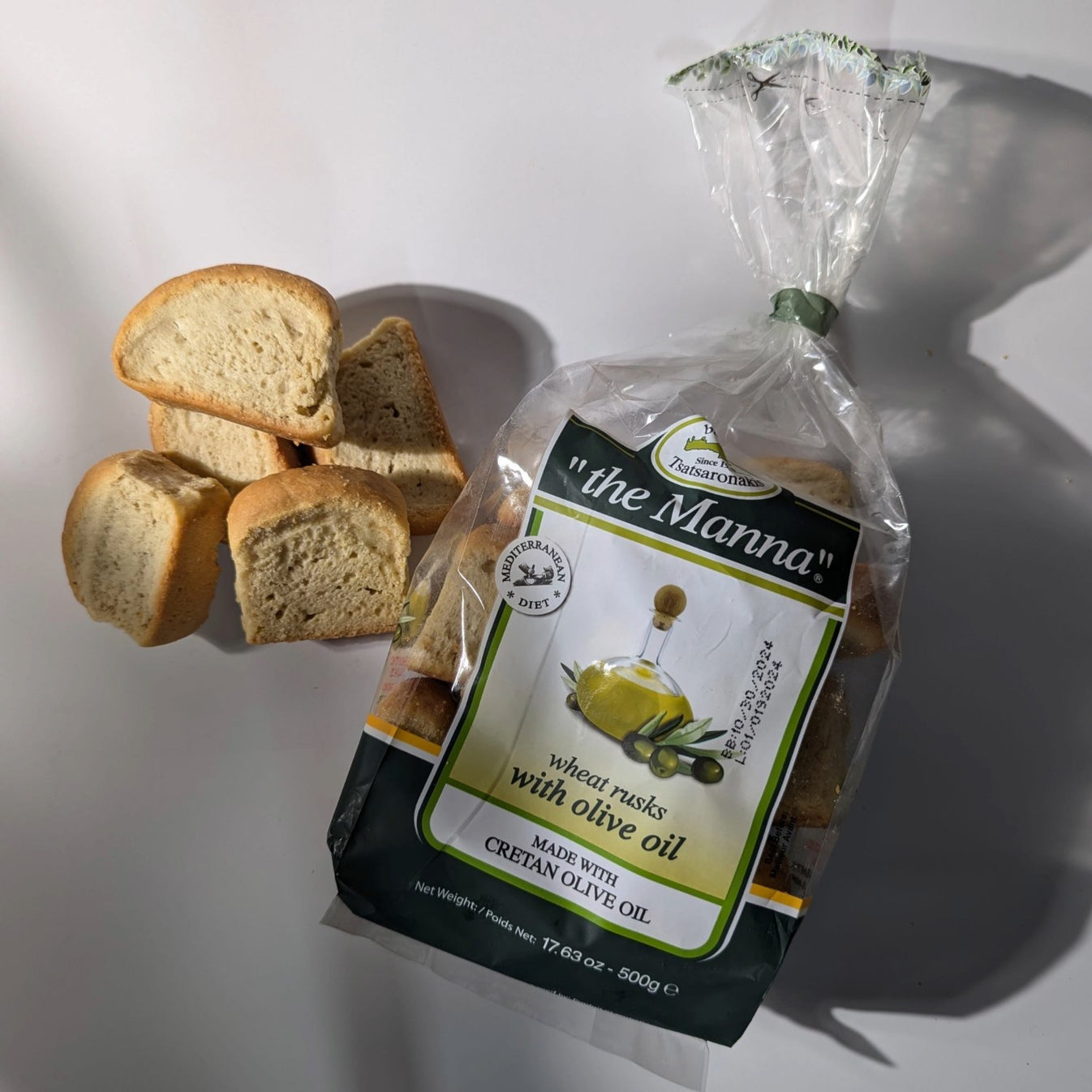 Cretan Wheat Rusks with Olive Oil "To Manna" | The Greek Online