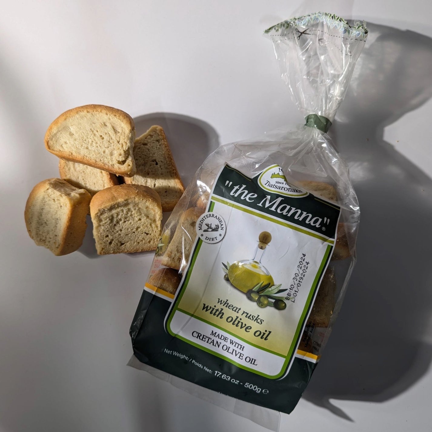 Cretan Wheat Rusks with Olive Oil "To Manna" | The Greek Online
